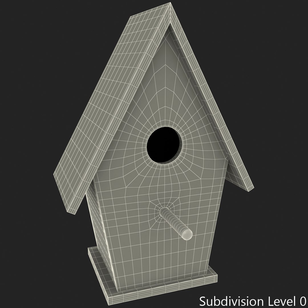 3d model bird house design