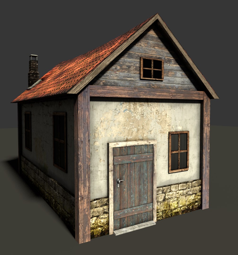 Old House 3d Model