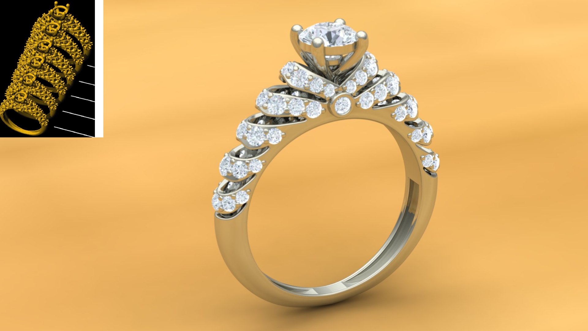 Engagement Ring 3D Model - TurboSquid 2049535
