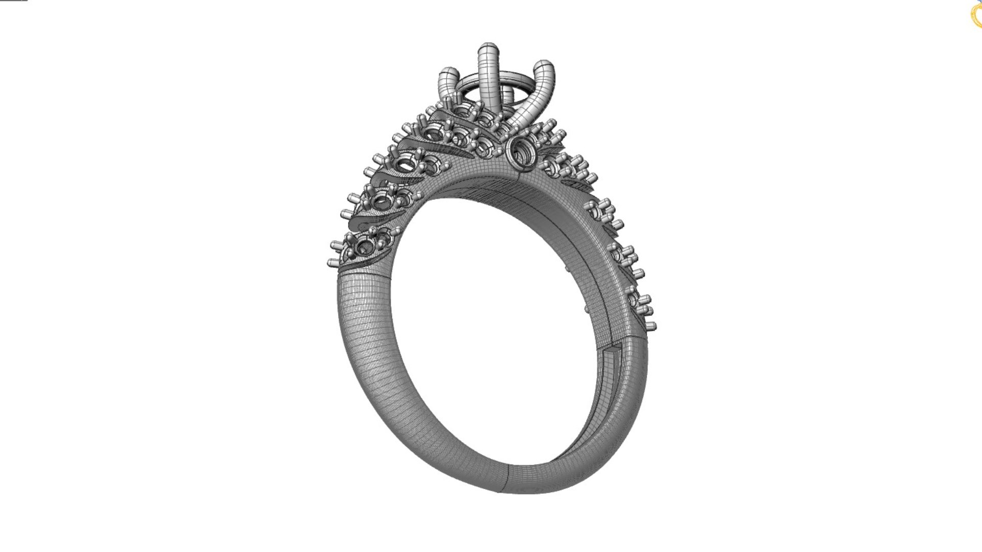 Engagement Ring 3D Model - TurboSquid 2049535