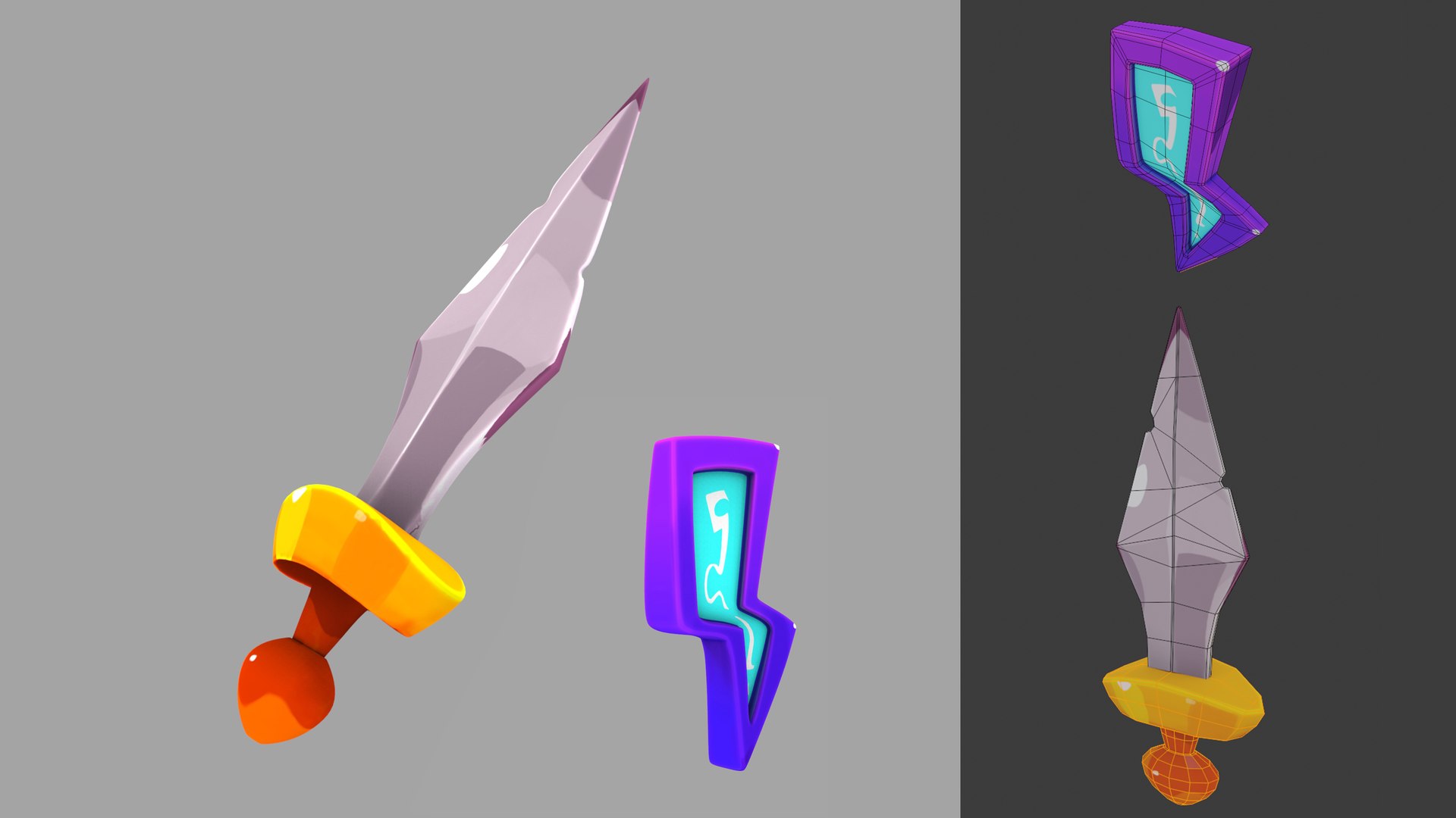 3D Sword And Thunder Model 3D - TurboSquid 2310162