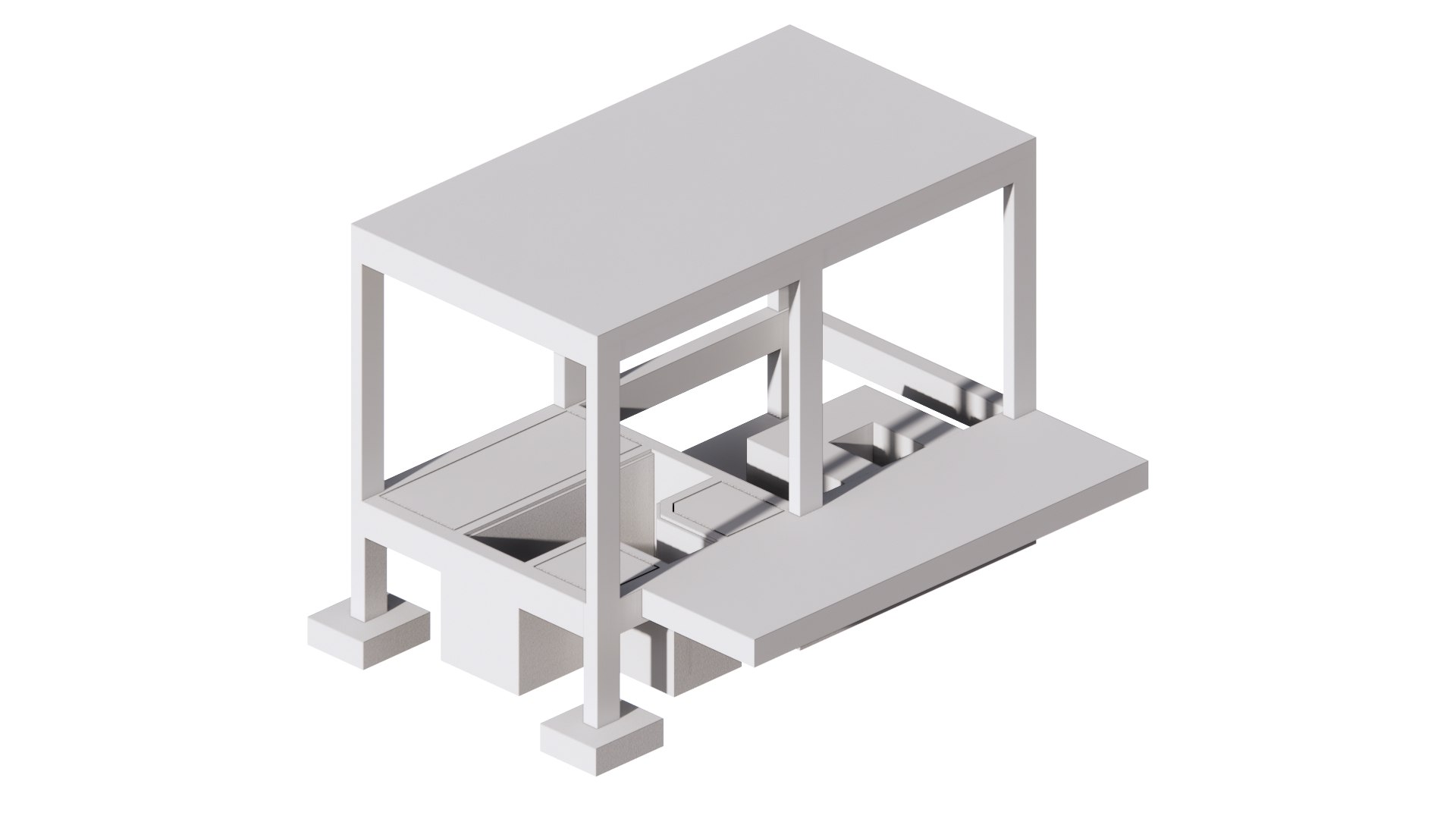 Small Electrical Substation Building In Revit 3D Model - TurboSquid 2190235