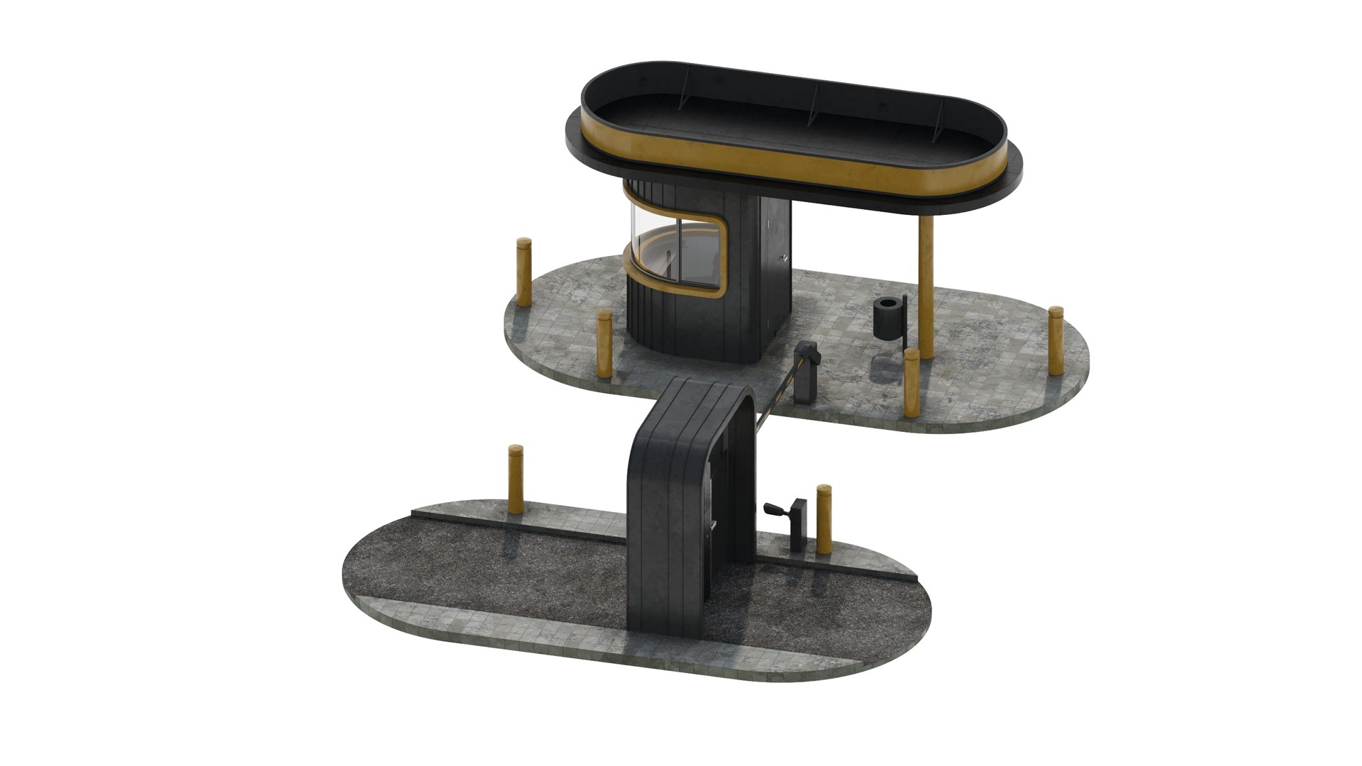 Security post 1 model - TurboSquid 1935916