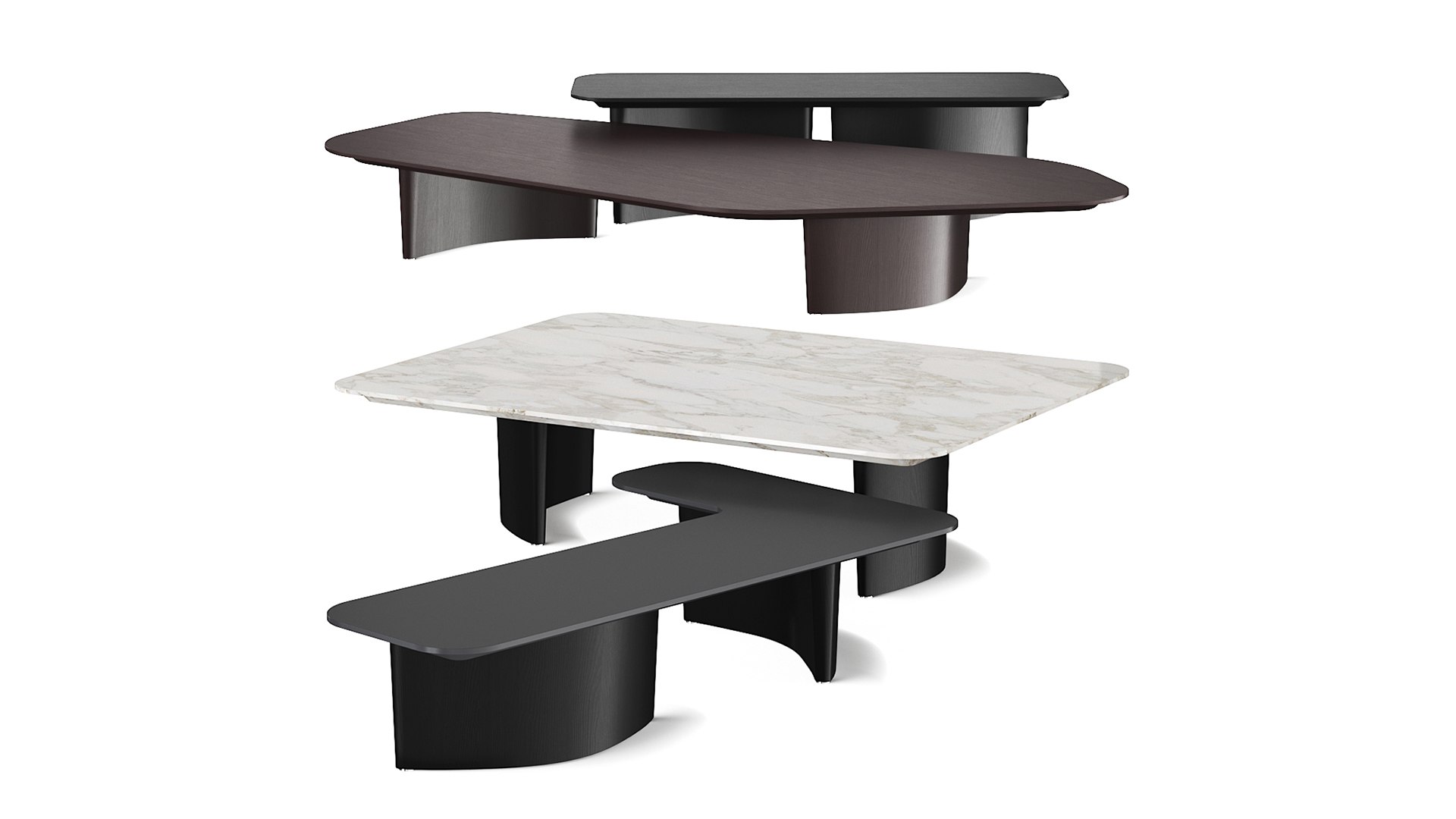 3D Model Song Minotti Coffee Table - TurboSquid 2128275