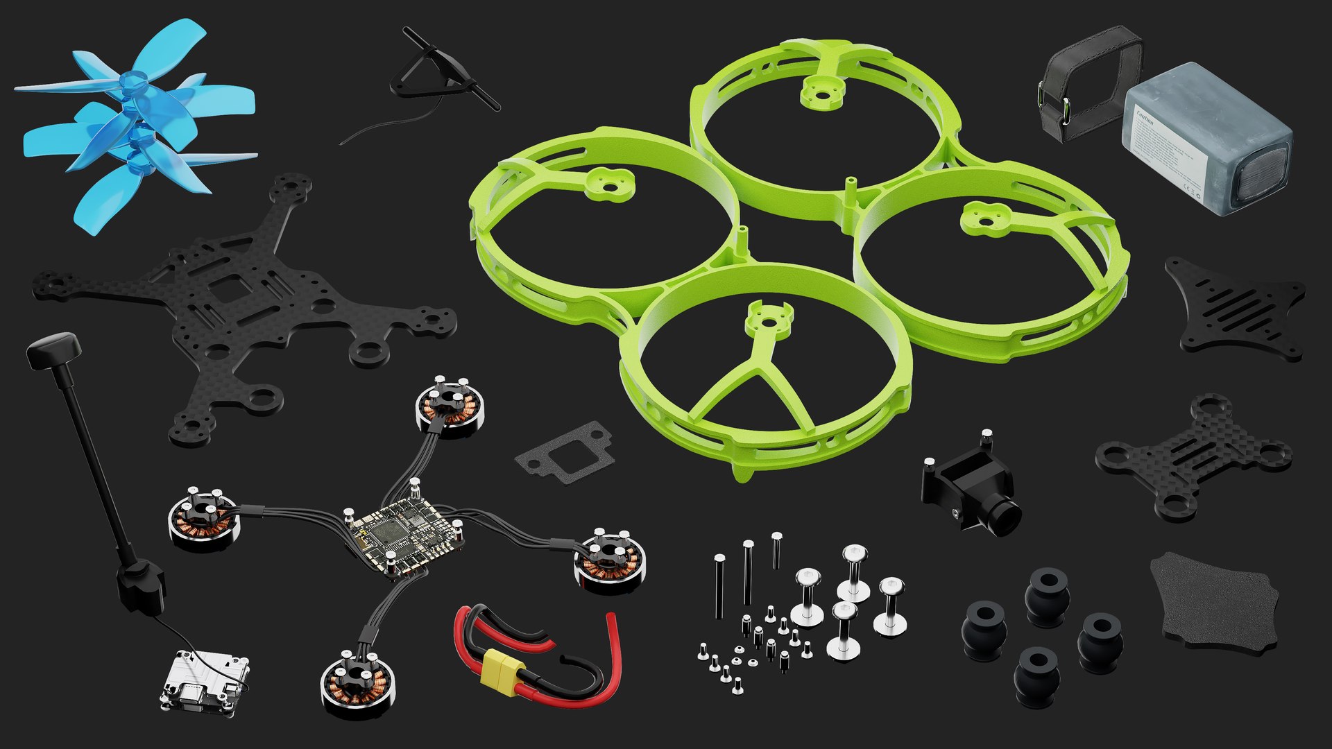 3D Fpv Drone - TurboSquid 2148651