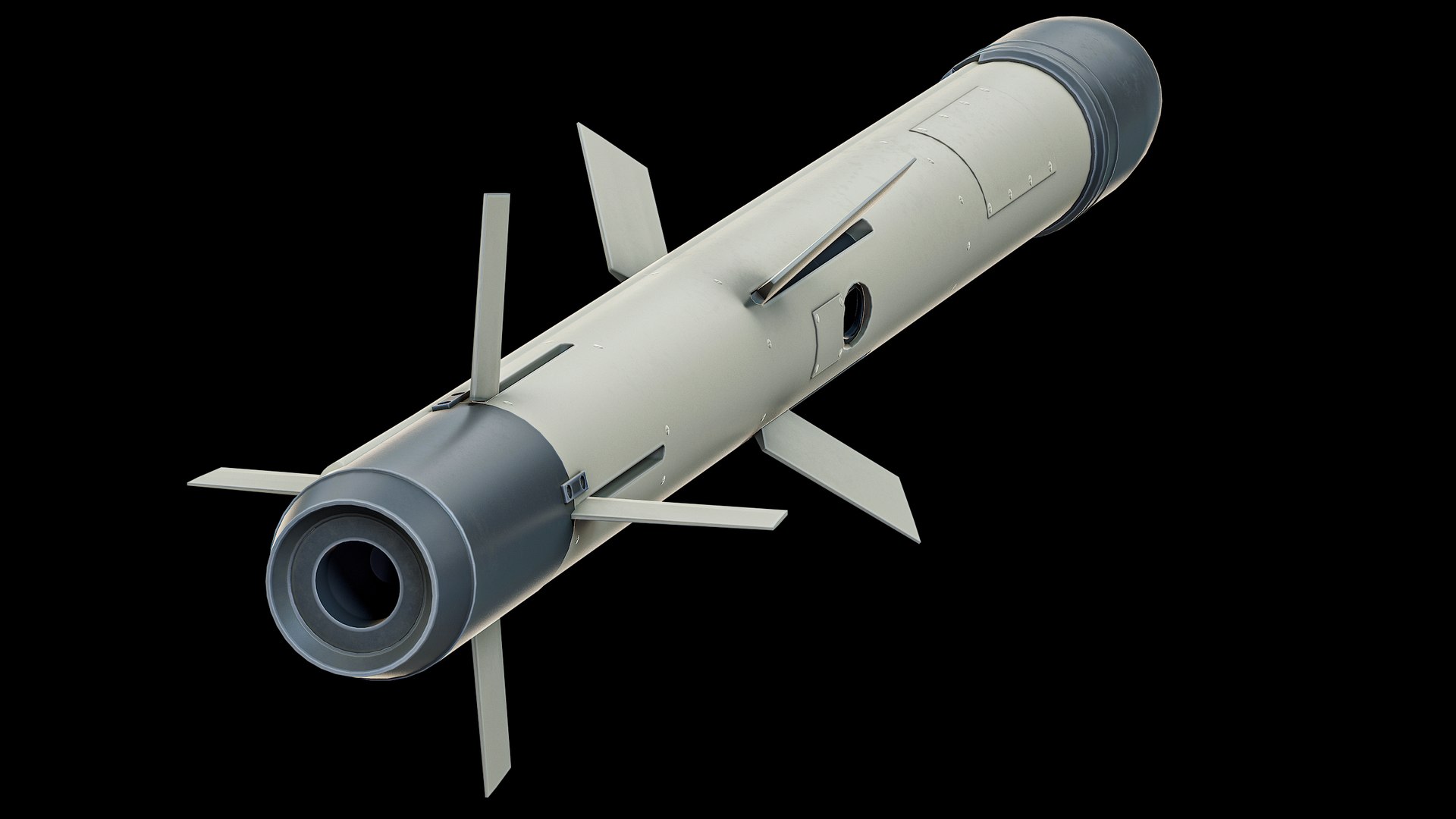 3D Rigged Missile SPIKE ER2 PBR - TurboSquid 2319166