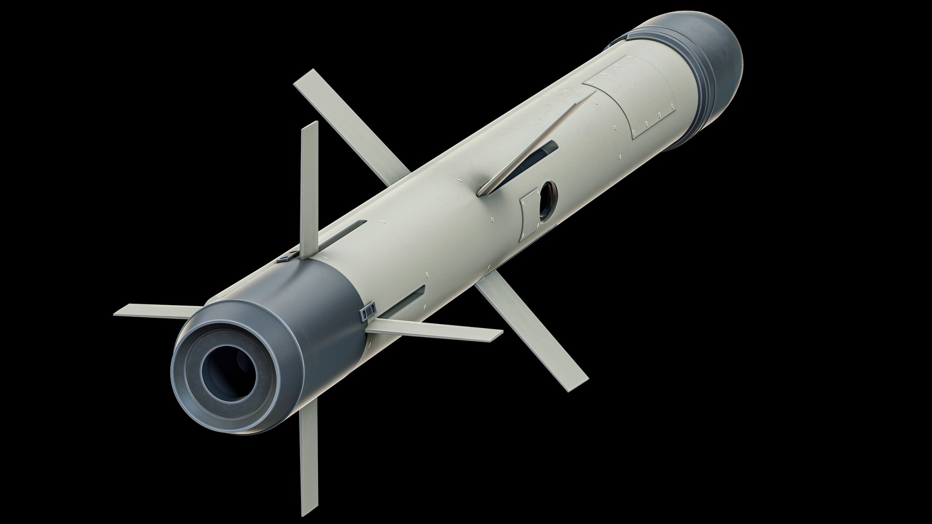 3D Rigged Missile SPIKE ER2 PBR - TurboSquid 2319166