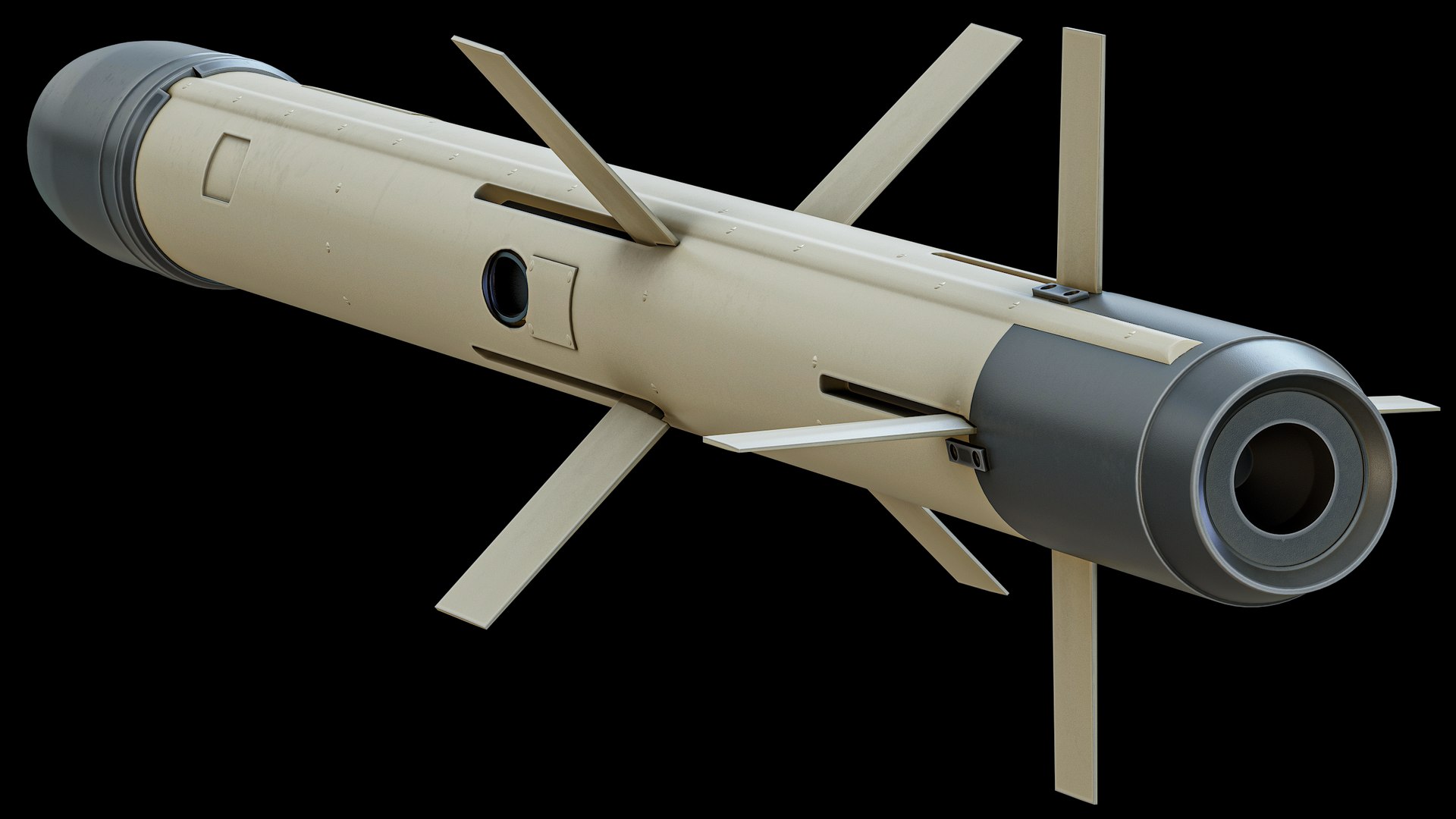 3D Rigged Missile SPIKE ER2 PBR - TurboSquid 2319166