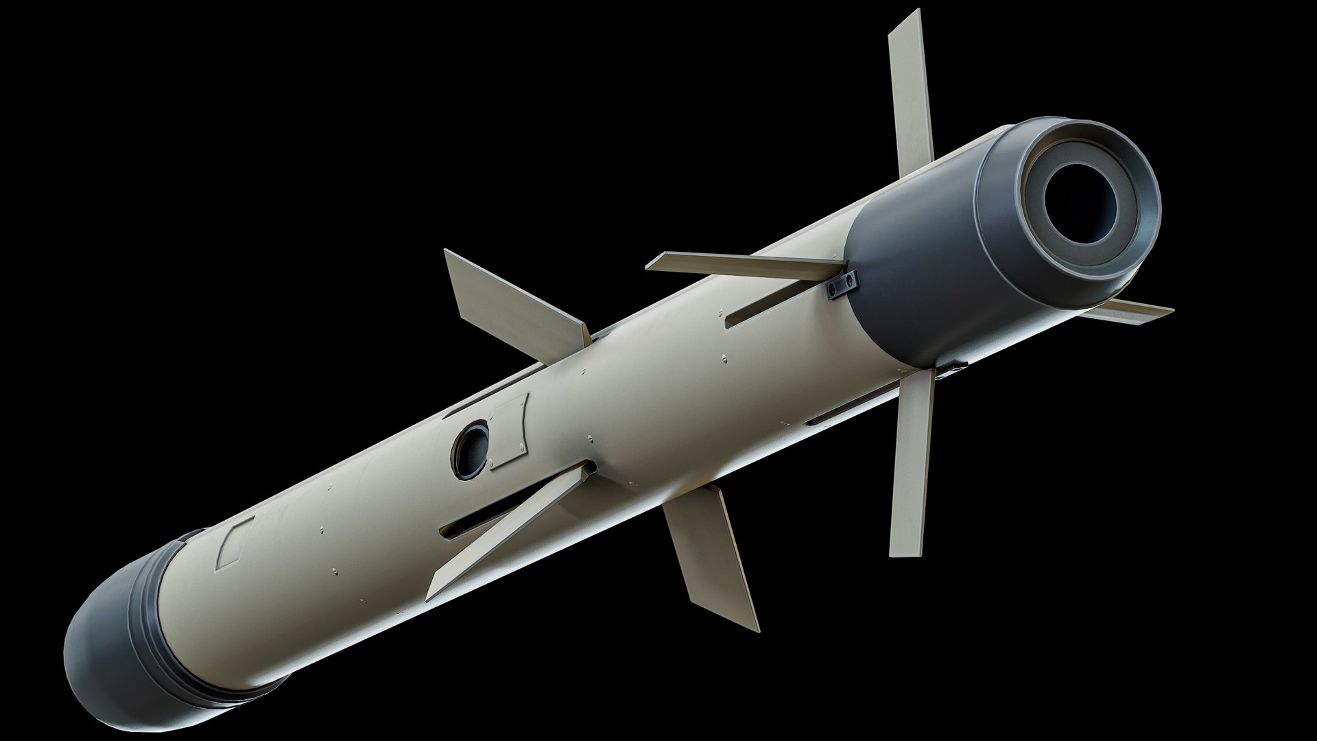 3D Rigged Missile SPIKE ER2 PBR - TurboSquid 2319166