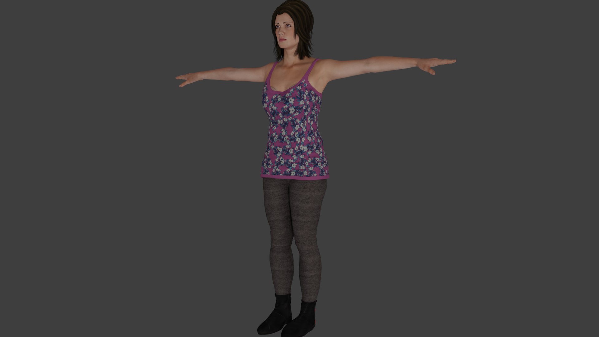 3D Model Rigged Female Character 37 - TurboSquid 2093859