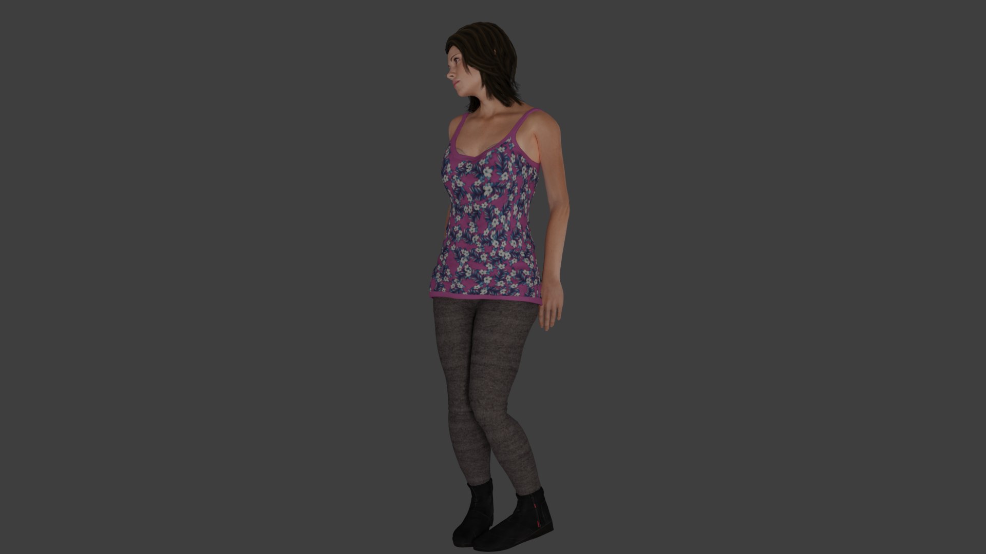 3D Model Rigged Female Character 37 - TurboSquid 2093859