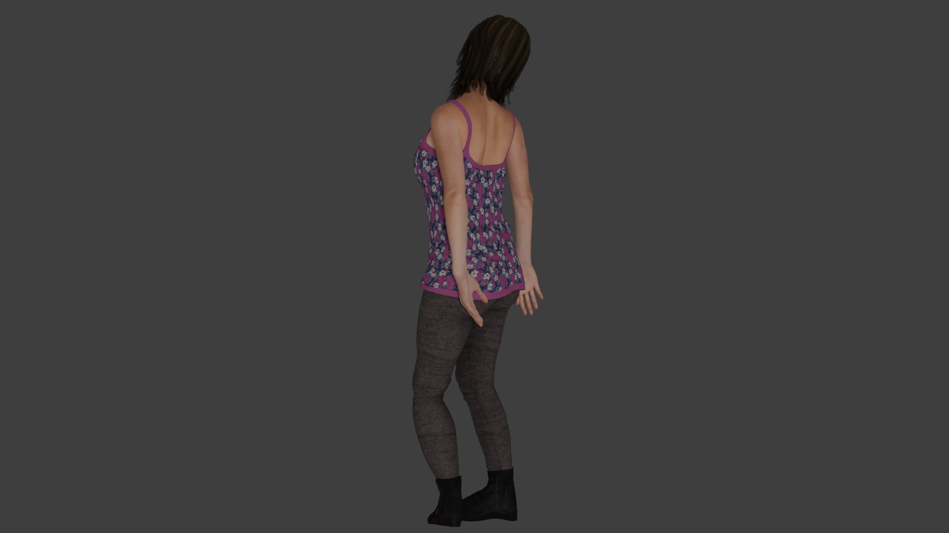 3D Model Rigged Female Character 37 - TurboSquid 2093859