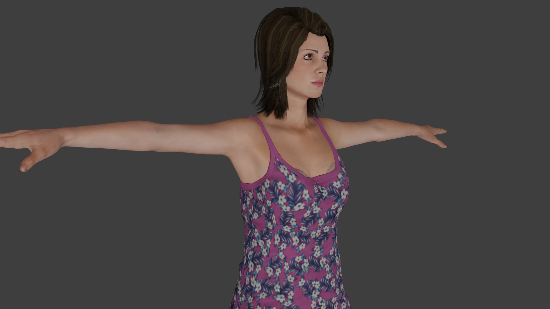 3D Model Rigged Female Character 37 - TurboSquid 2093859