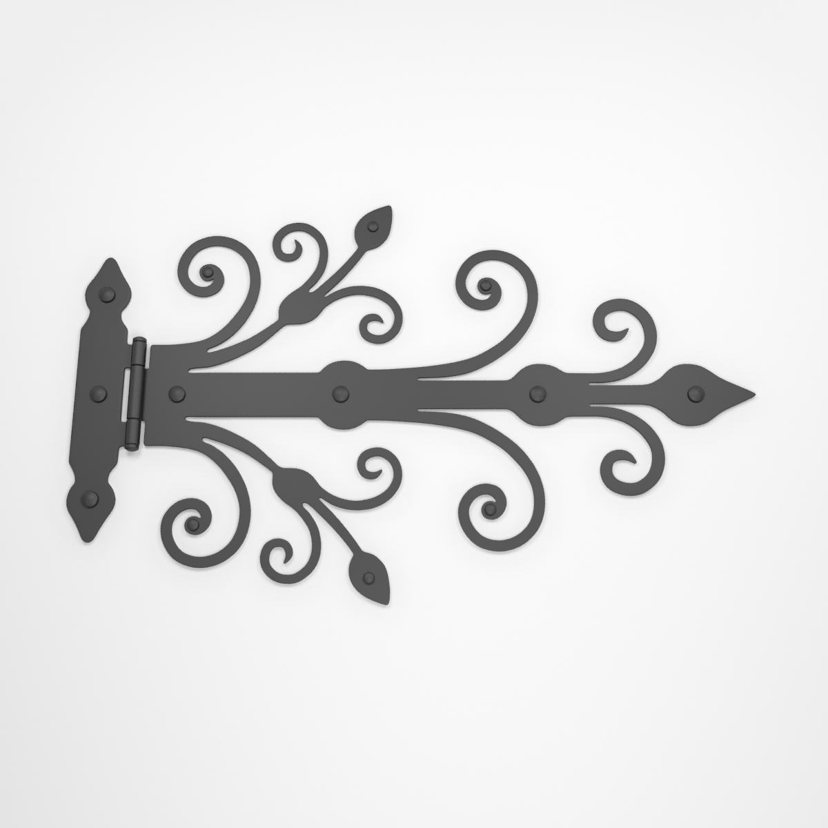 modelo 3d Bisagras de puerta retro 33 - TurboSquid 1801446