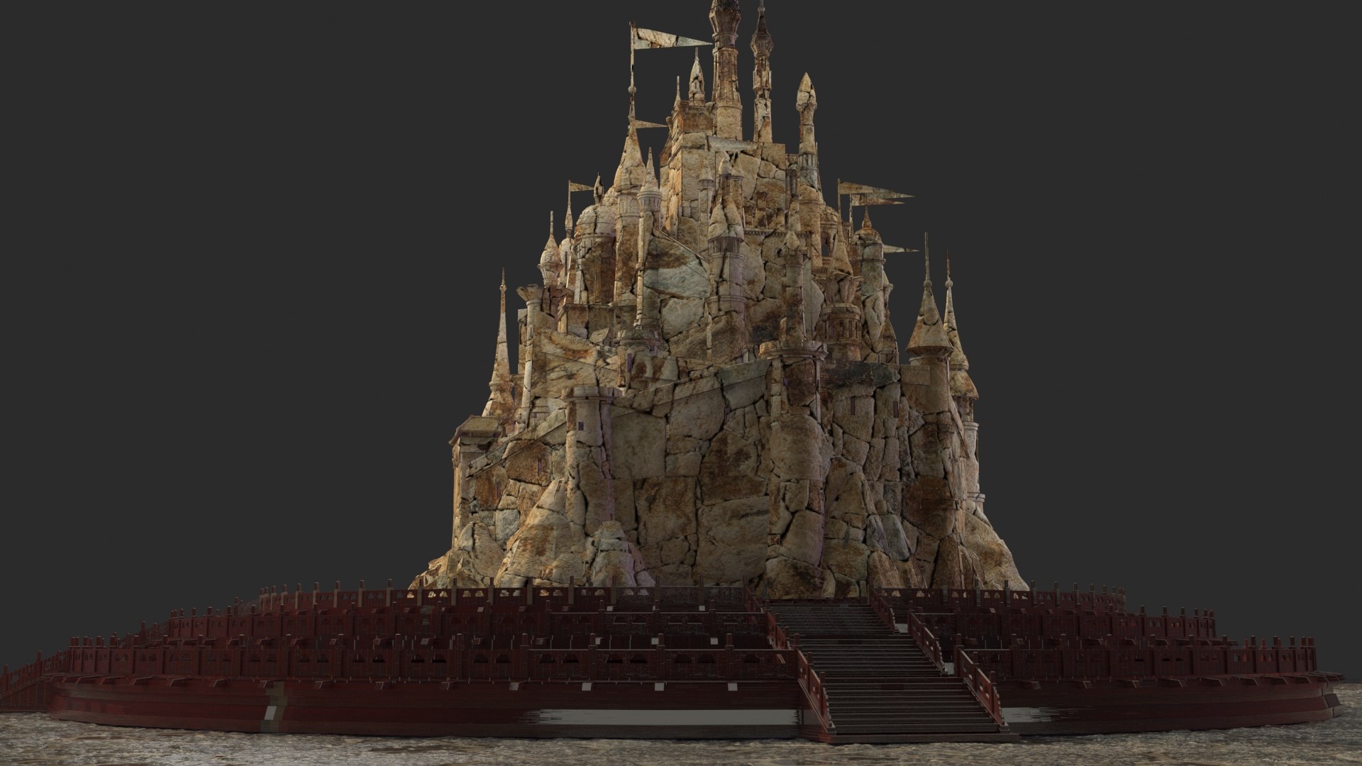 Chinese Castle 3D Model - TurboSquid 1879736