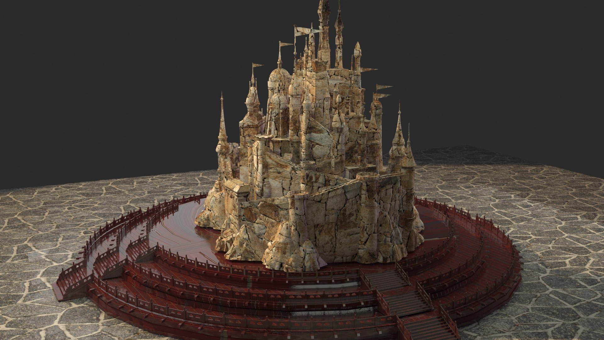 Chinese Castle 3D Model - TurboSquid 1879736