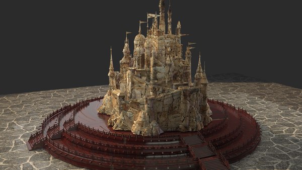 Chinese castle 3D model - TurboSquid 1879736