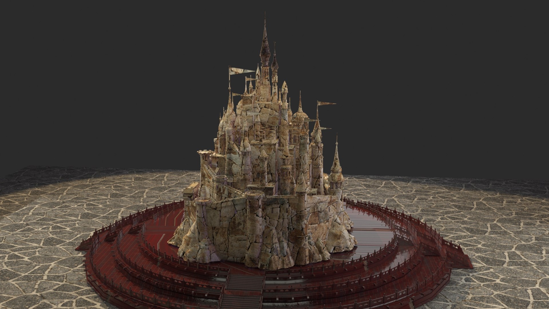 Chinese Castle 3D Model - TurboSquid 1879736
