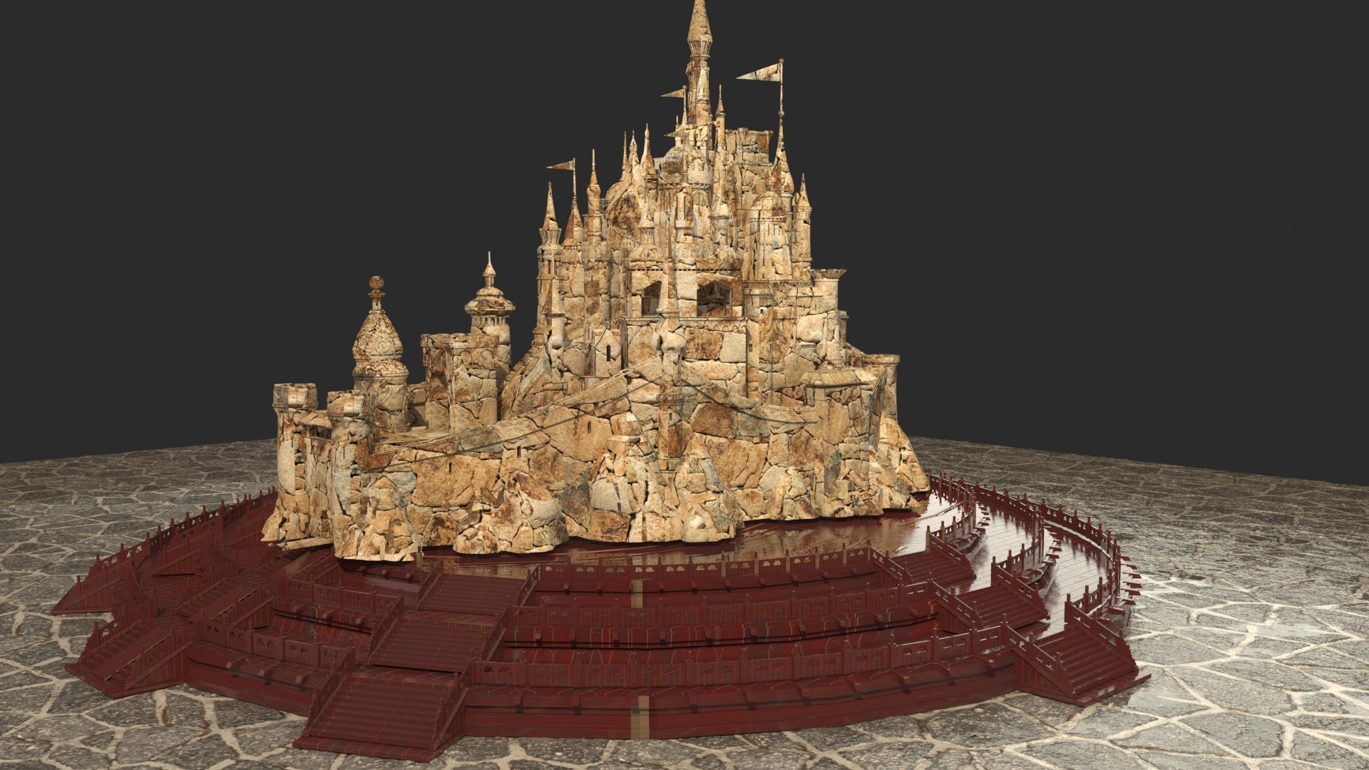 Chinese Castle 3D Model - TurboSquid 1879736