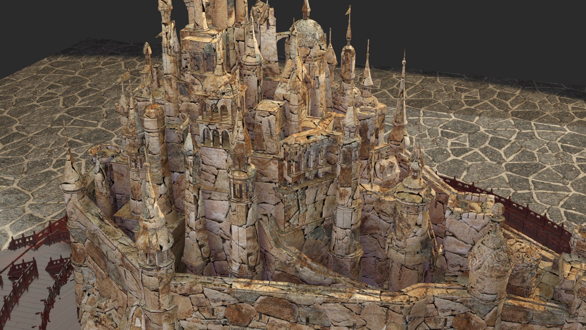 Chinese Castle 3D Model - TurboSquid 1879736