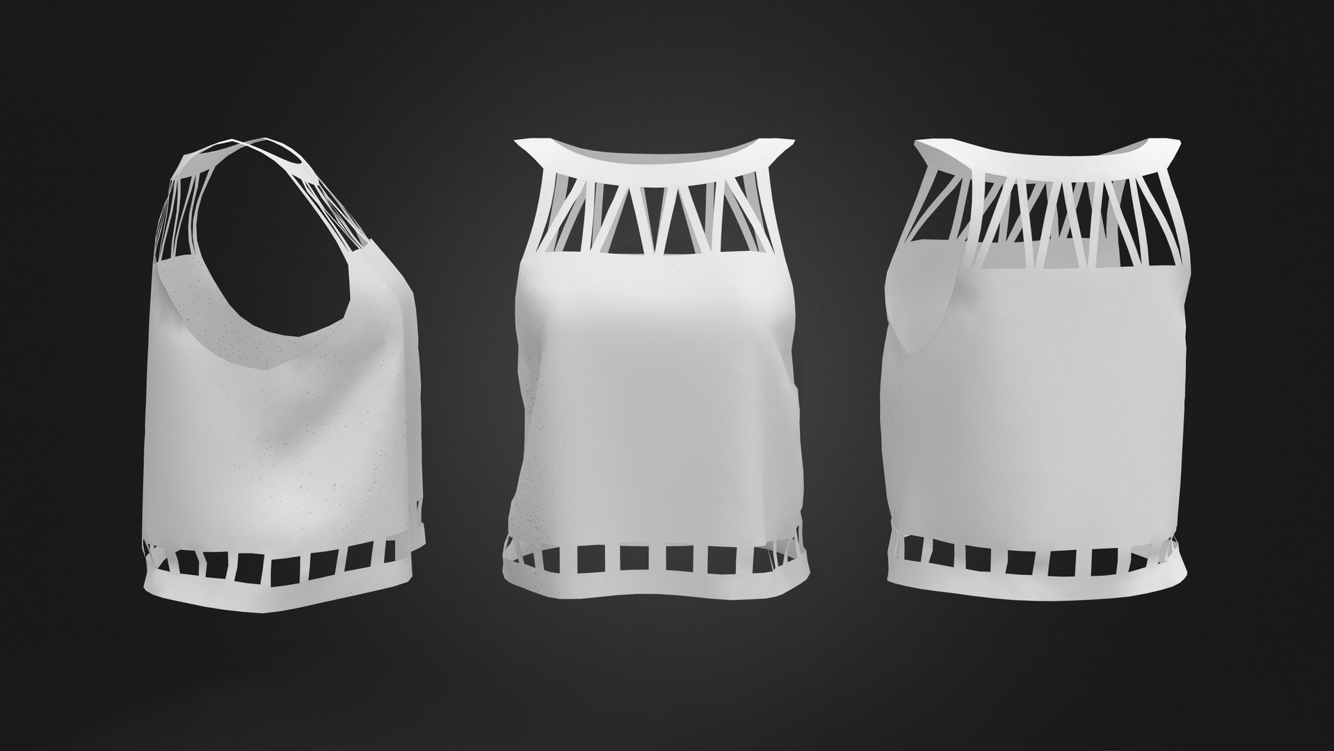 Female Top 3D model - TurboSquid 1788931