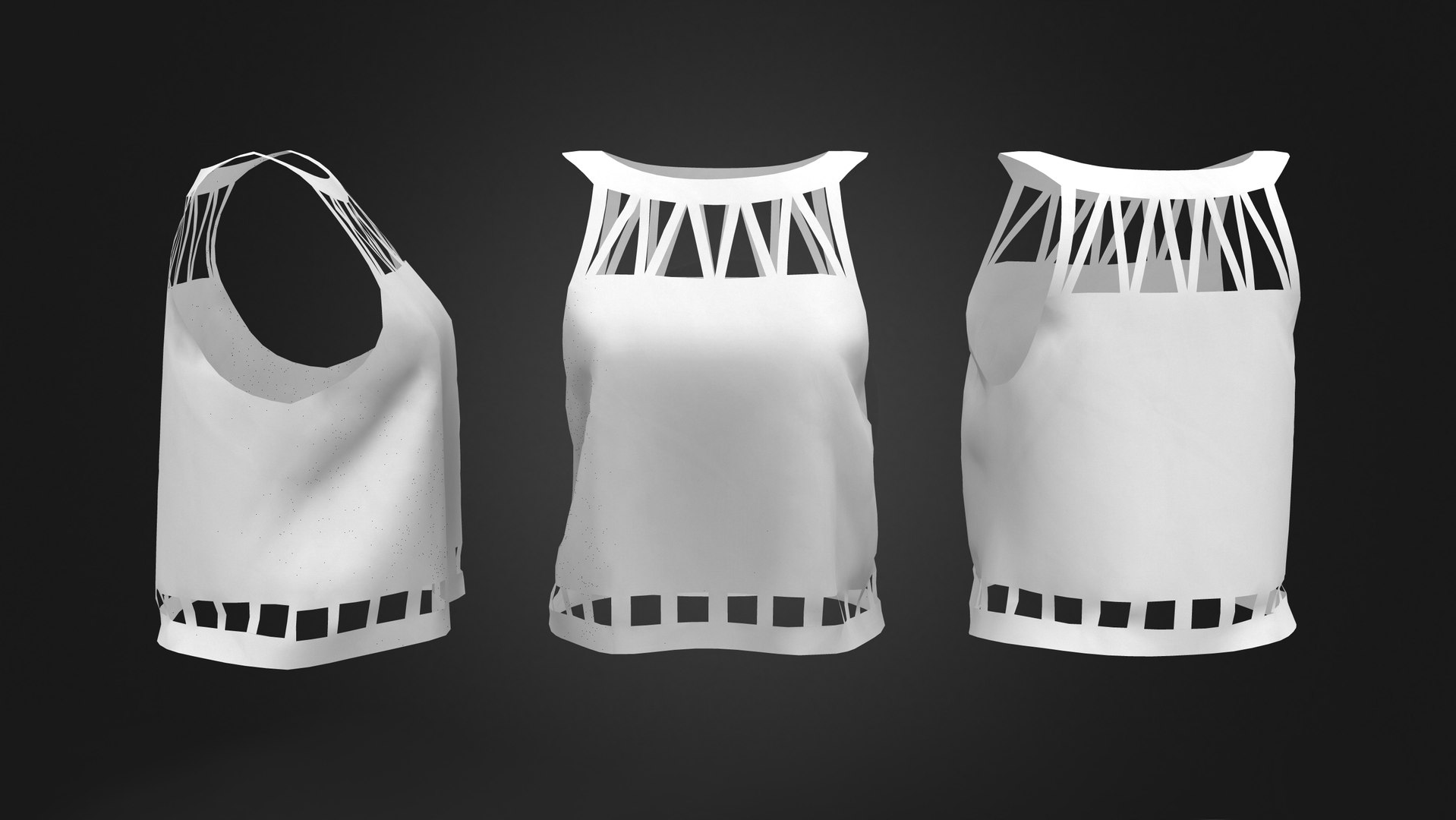 Female Top 3D model - TurboSquid 1788931