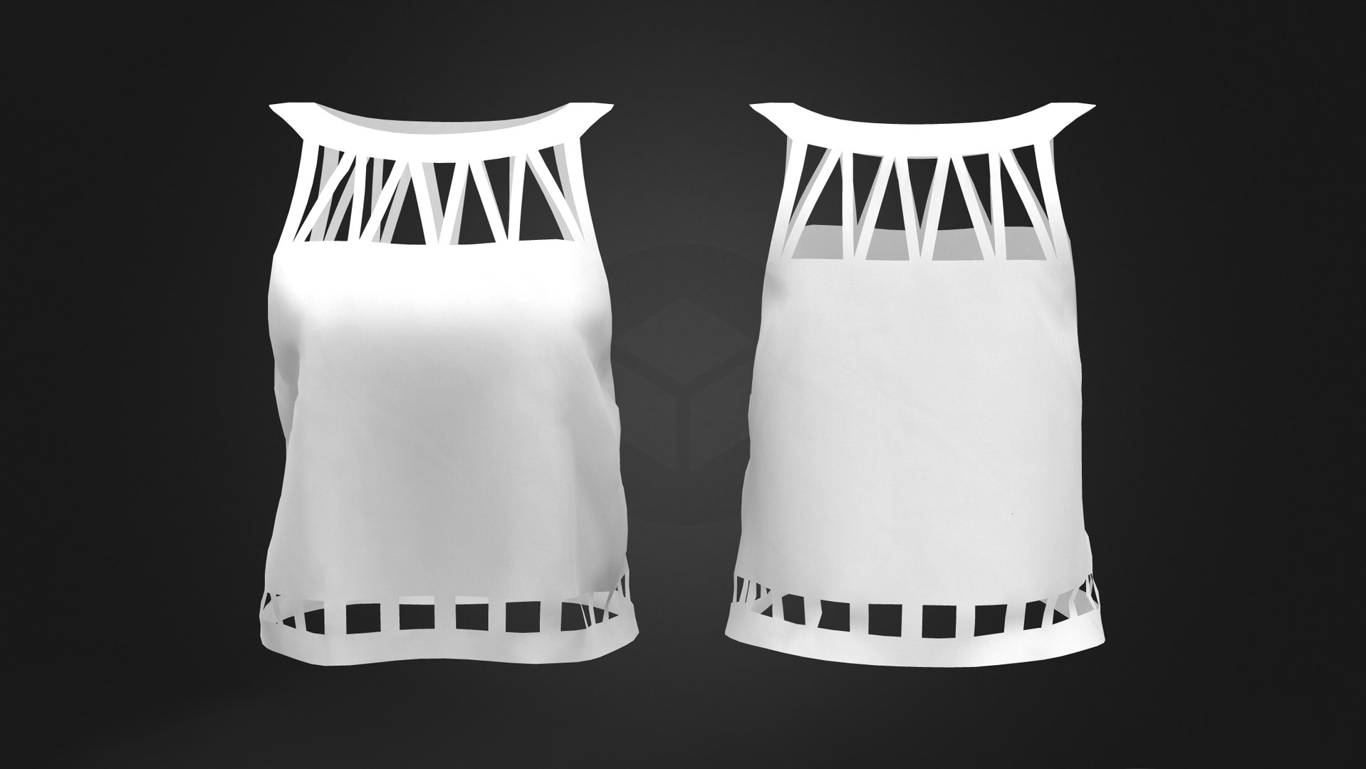 Female Top 3D model - TurboSquid 1788931