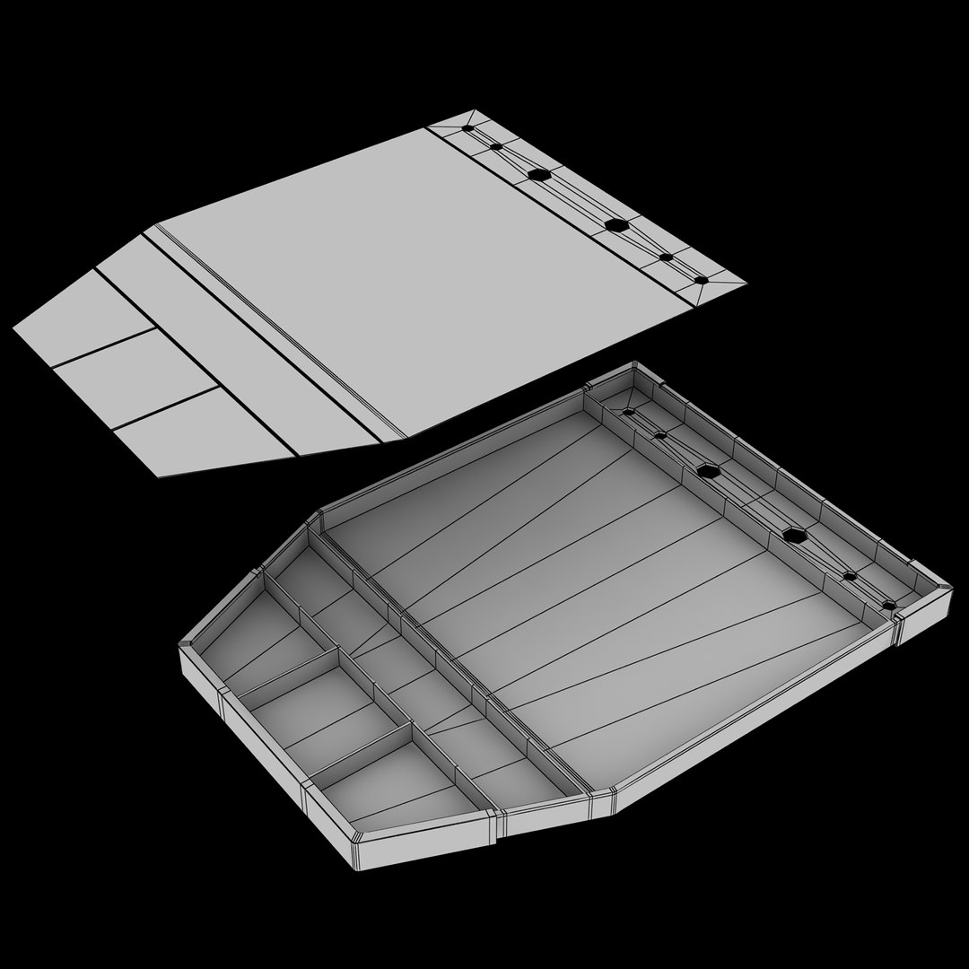 3d Tools Service Tray Model