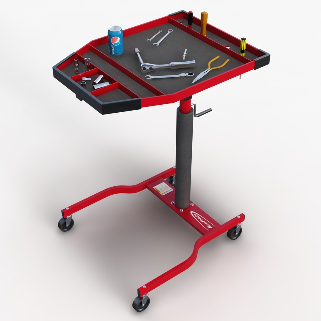 3d Tools Service Tray Model