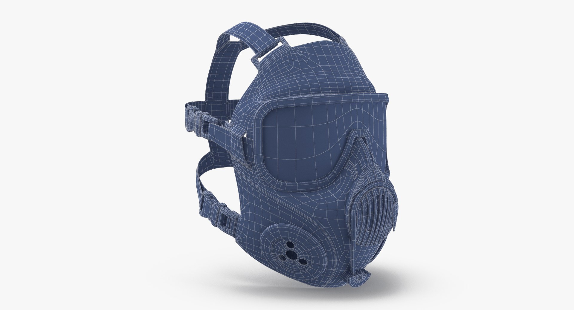 Police Riot Gear Gas 3d Model