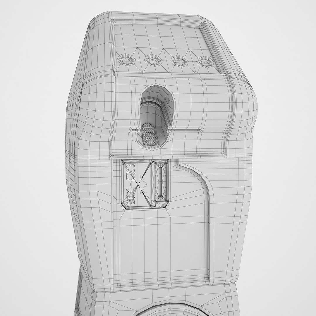 La Parking Meter 3d Model