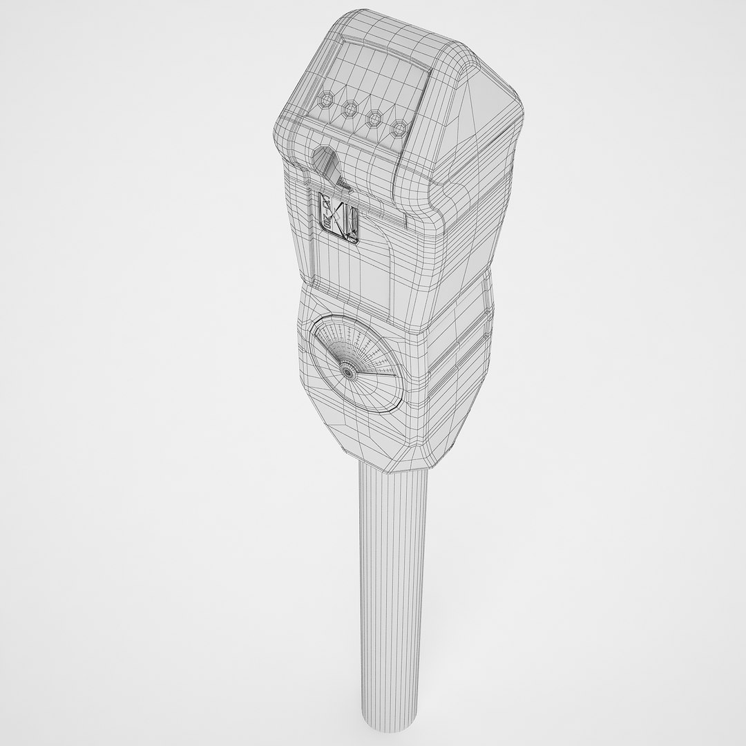La Parking Meter 3d Model