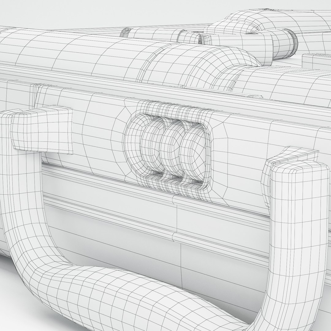 3d Model Amt Hardballer Silverballer