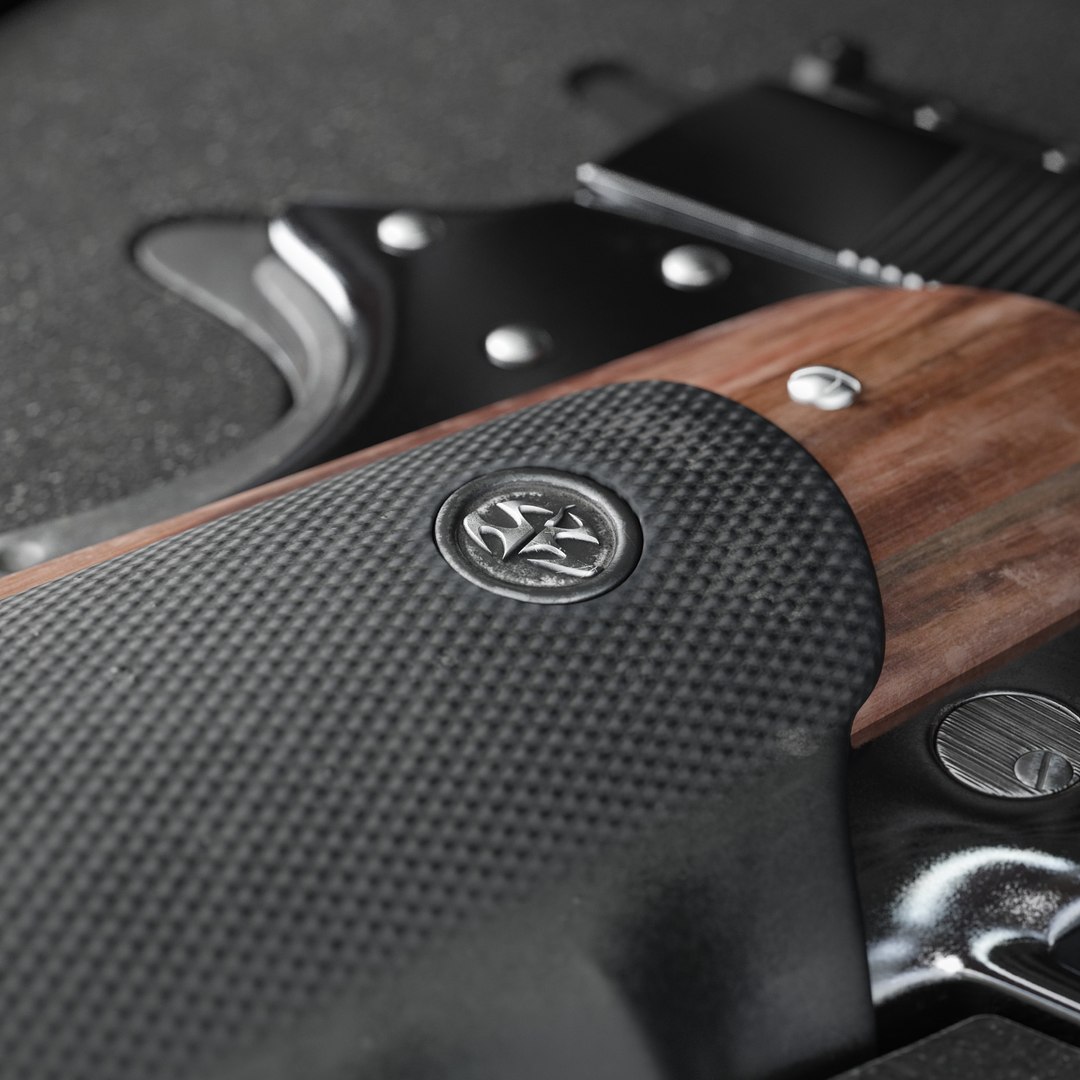 3d Model Amt Hardballer Silverballer