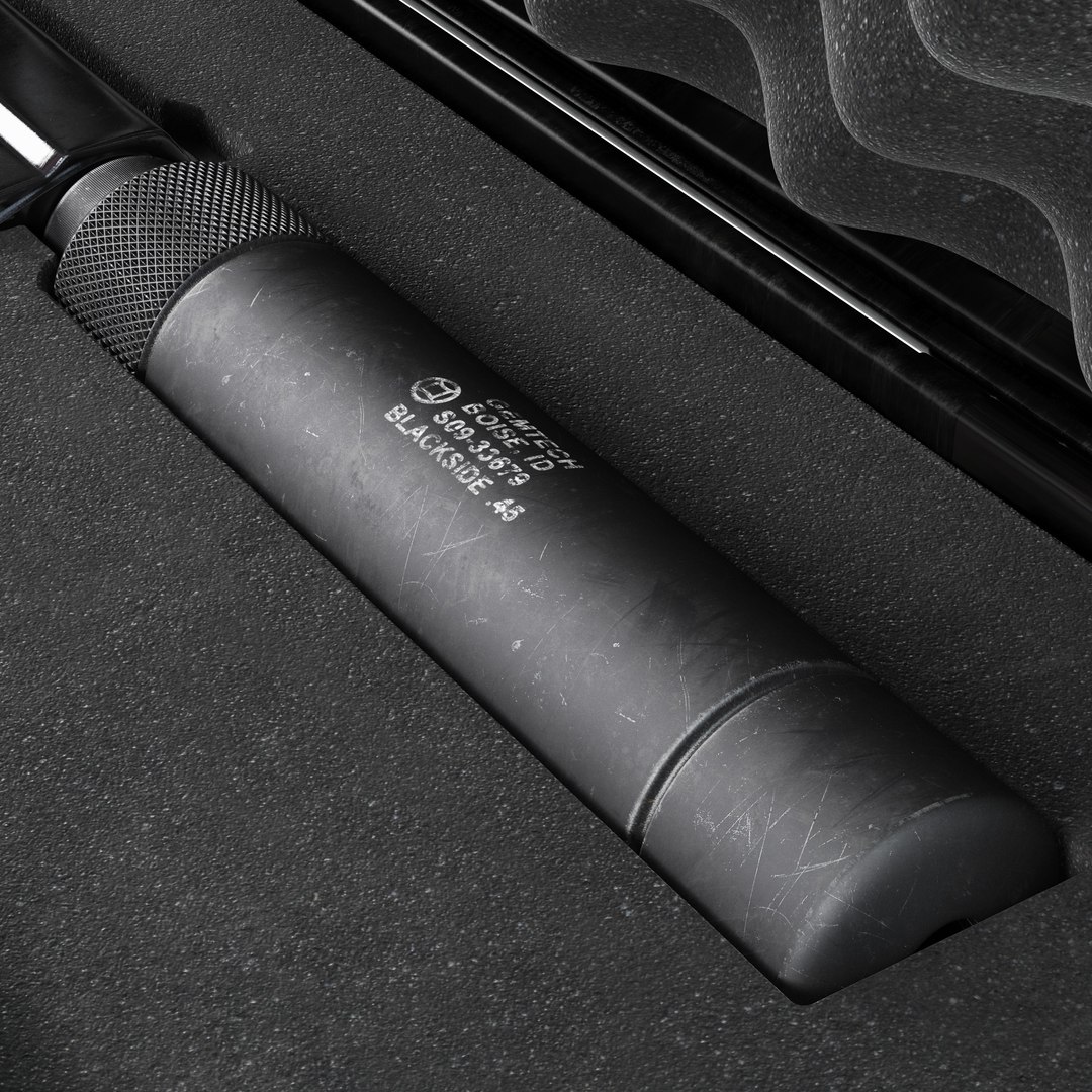 3d Model Amt Hardballer Silverballer