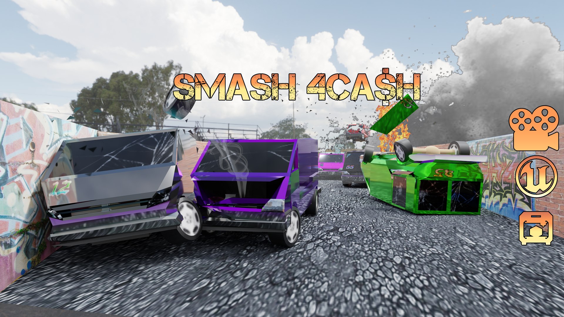 3D model Demolition Racing Smash 4CASH - TurboSquid 2034656