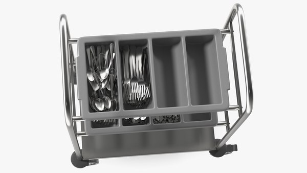 3D model tray cutlery trolley - TurboSquid 1682090