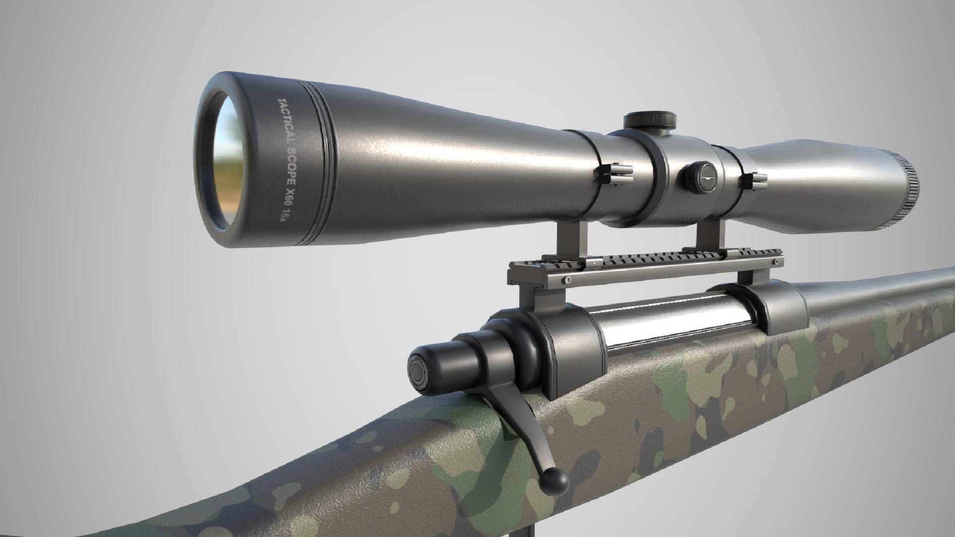 3D Sniper Rifle Model - TurboSquid 2309591
