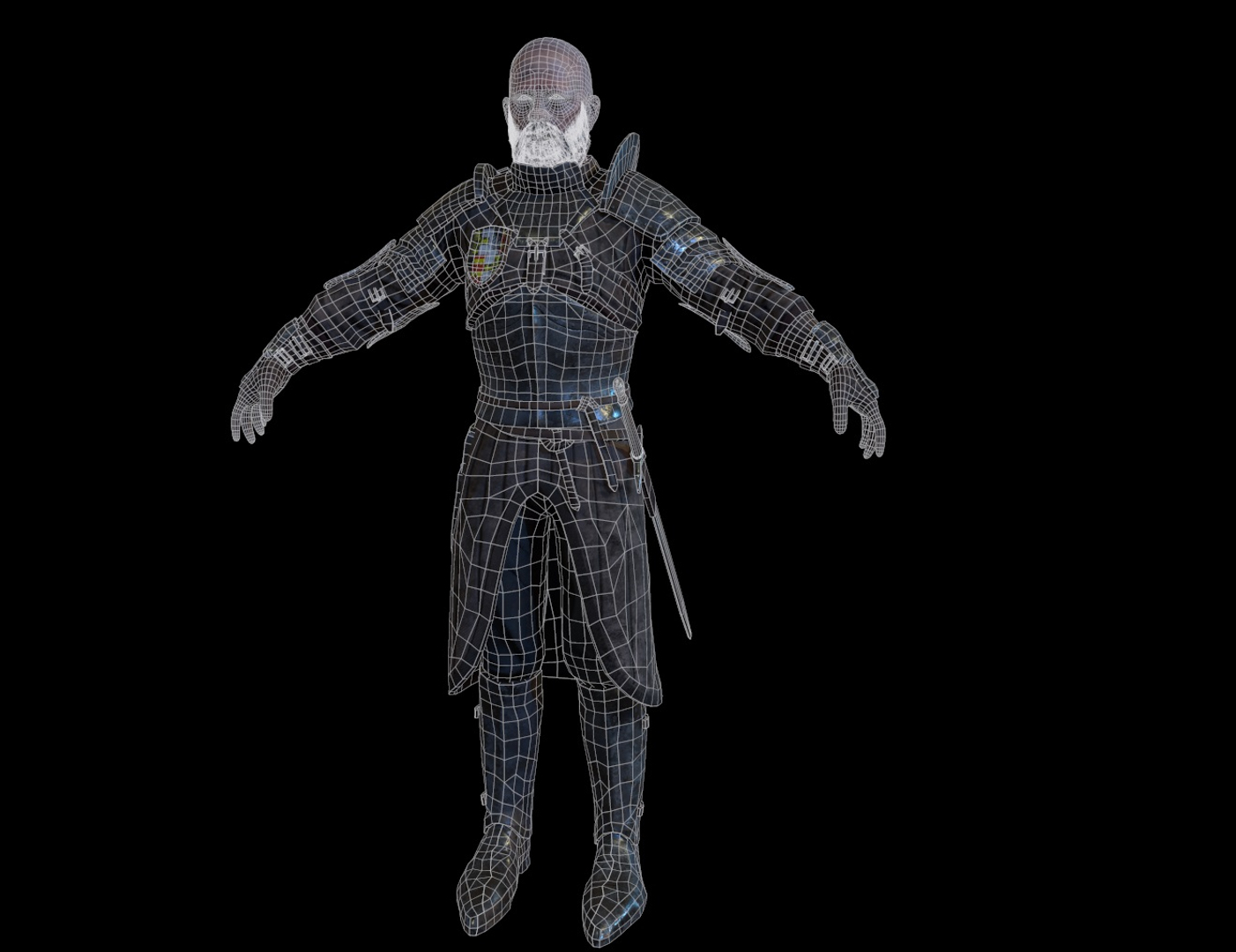 3d knight model