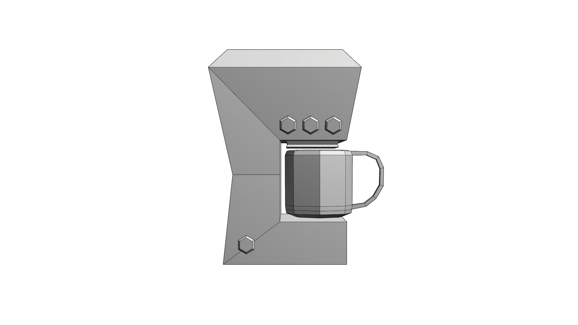 Drip Coffee Maker model - TurboSquid 2093304