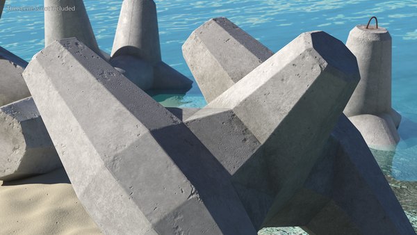 Jednostka opancerzenia falochronu Core Loc Model 3D - TurboSquid 1818222