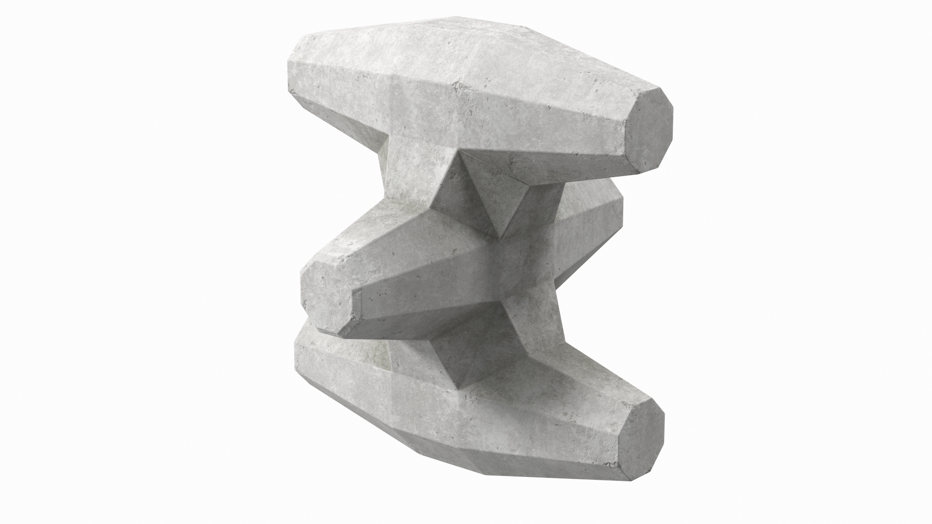 Core Loc Breakwater Armour Unit 3D Model - TurboSquid 1818222