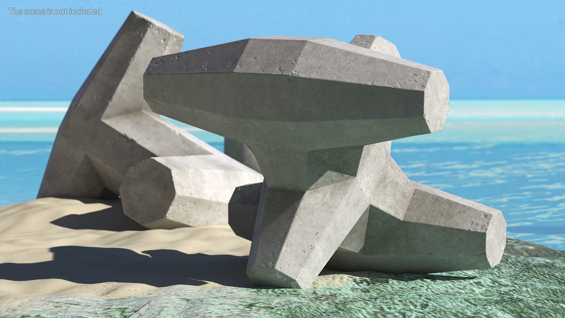 Core Loc Breakwater Armour Unit 3D Model - TurboSquid 1818222