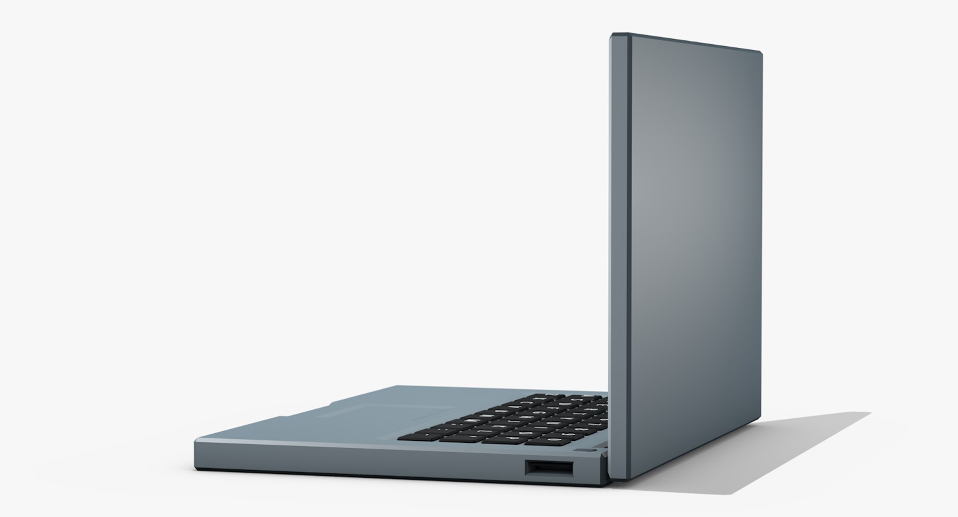 Stylized Laptop 3ds