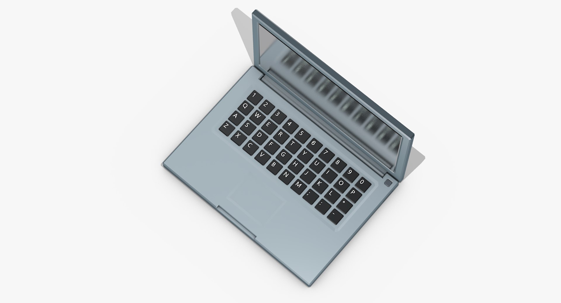 Stylized Laptop 3ds