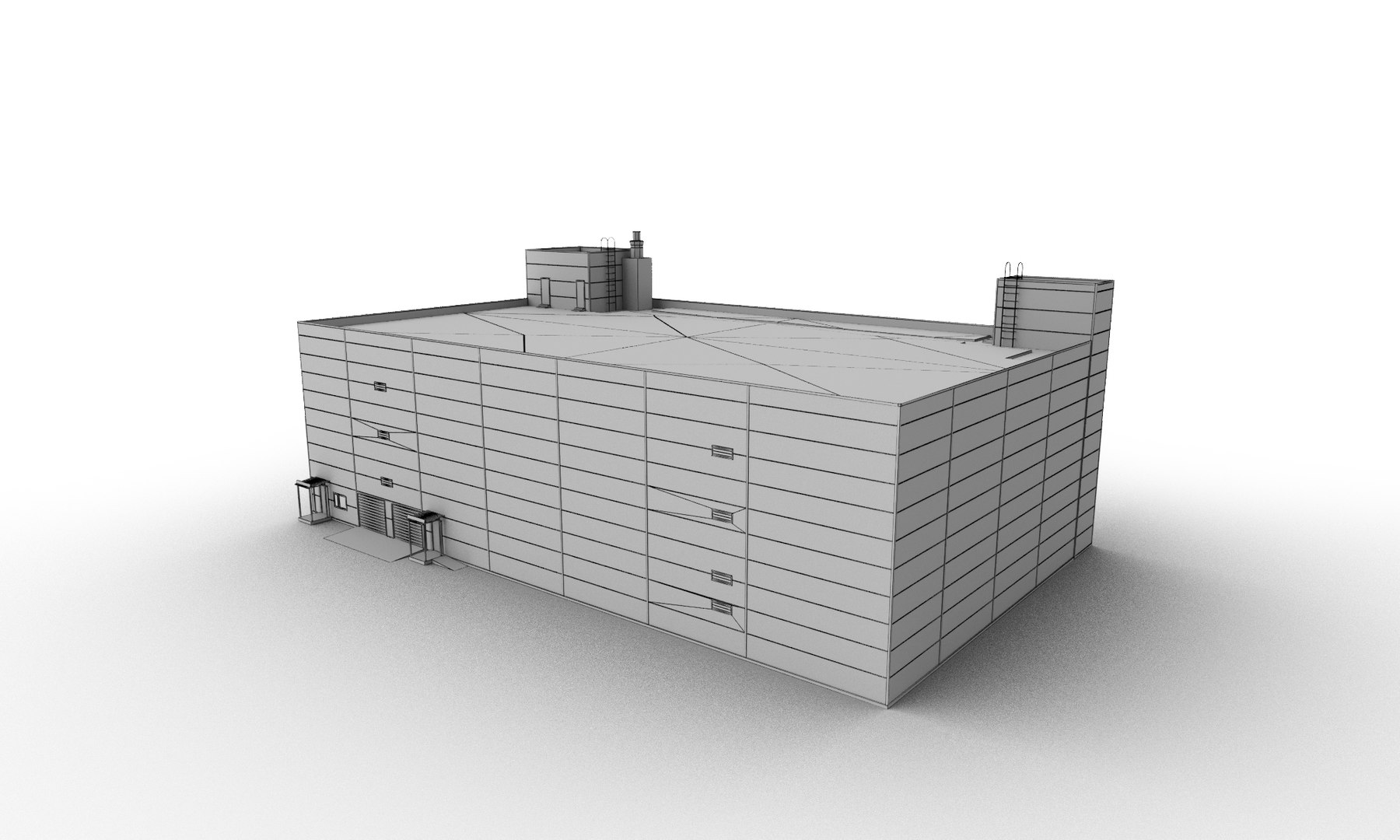 Parking Building 2 Cityscape Model - TurboSquid 1665398