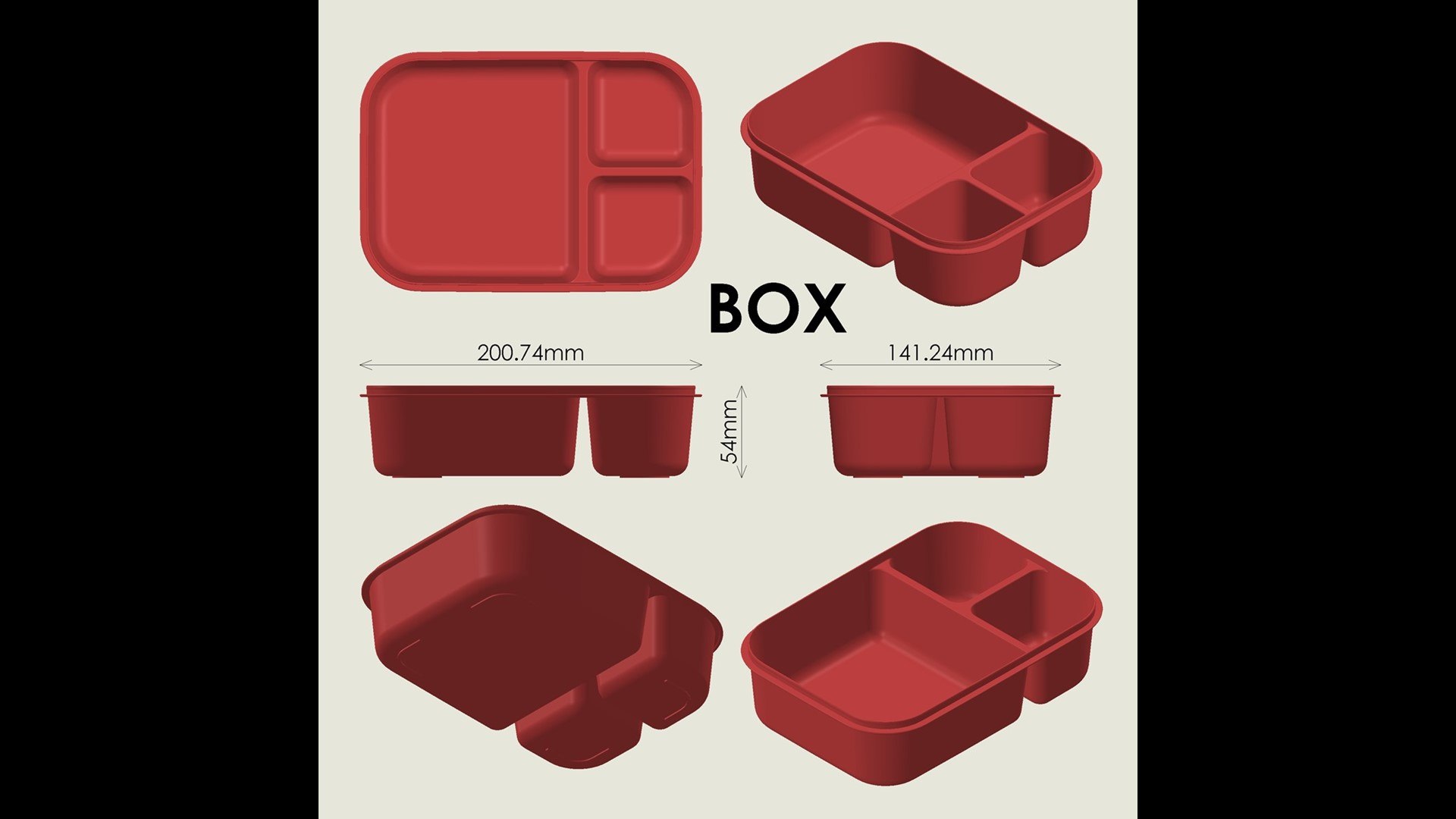 Lunch Box 3D - TurboSquid 2313581