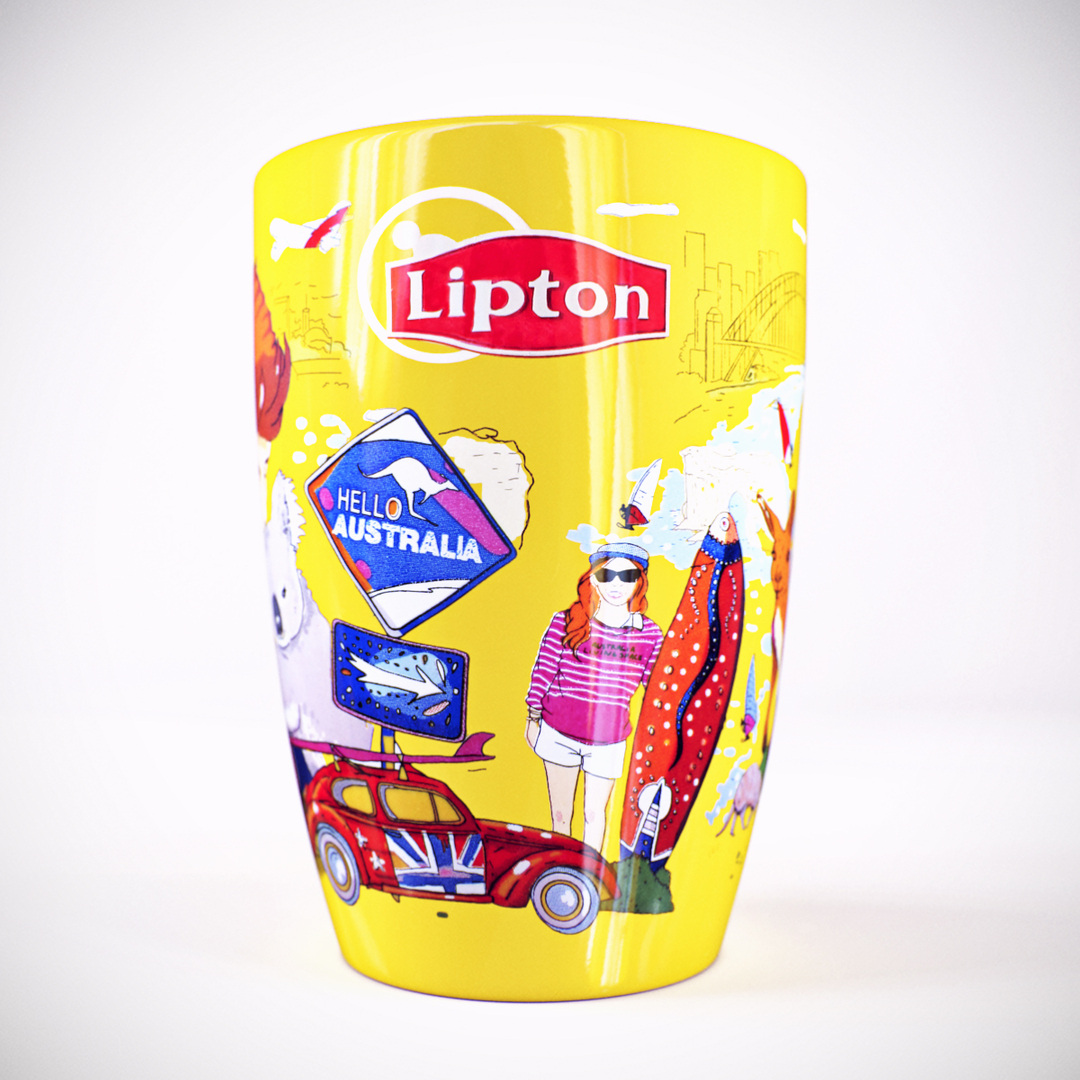 3d model lipton cup australia