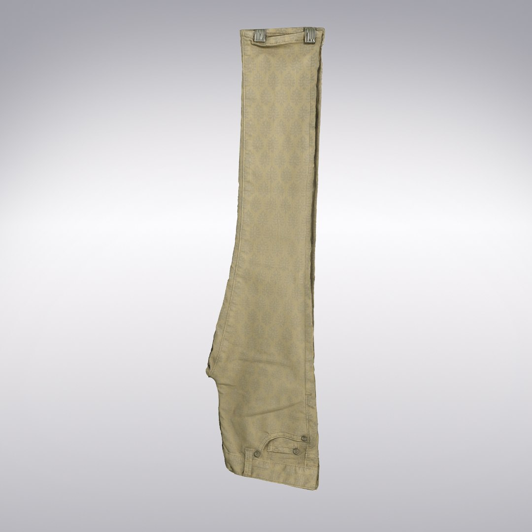 Denim Cream Scanning 3d Model