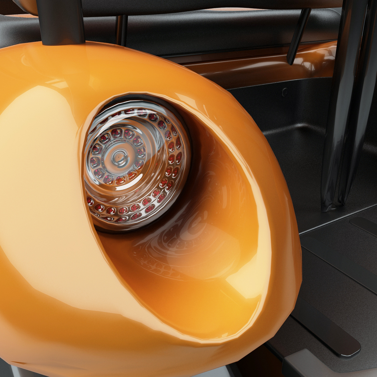 golf car garia 3d model